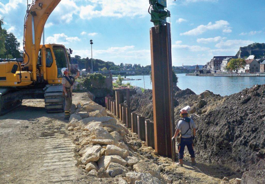 Flood defence, Givet, FR | 2010 | ArcelorMittal Sheet Piling